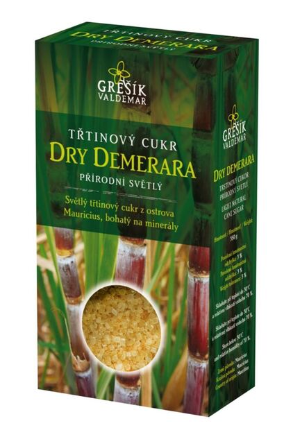 Cukr Dry Demerara třtinový přírodní světlý - Valdemar Grešík